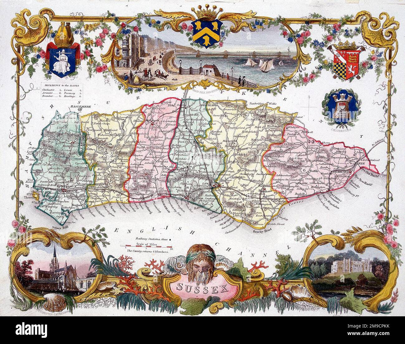 England map 19th century hi-res stock photography and images - Alamy