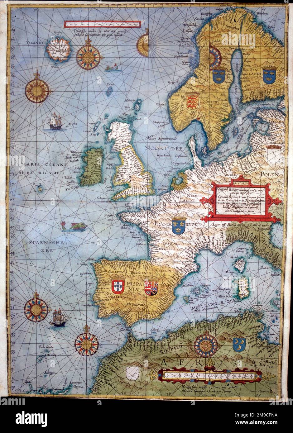 16th century european map hi-res stock photography and images - Alamy