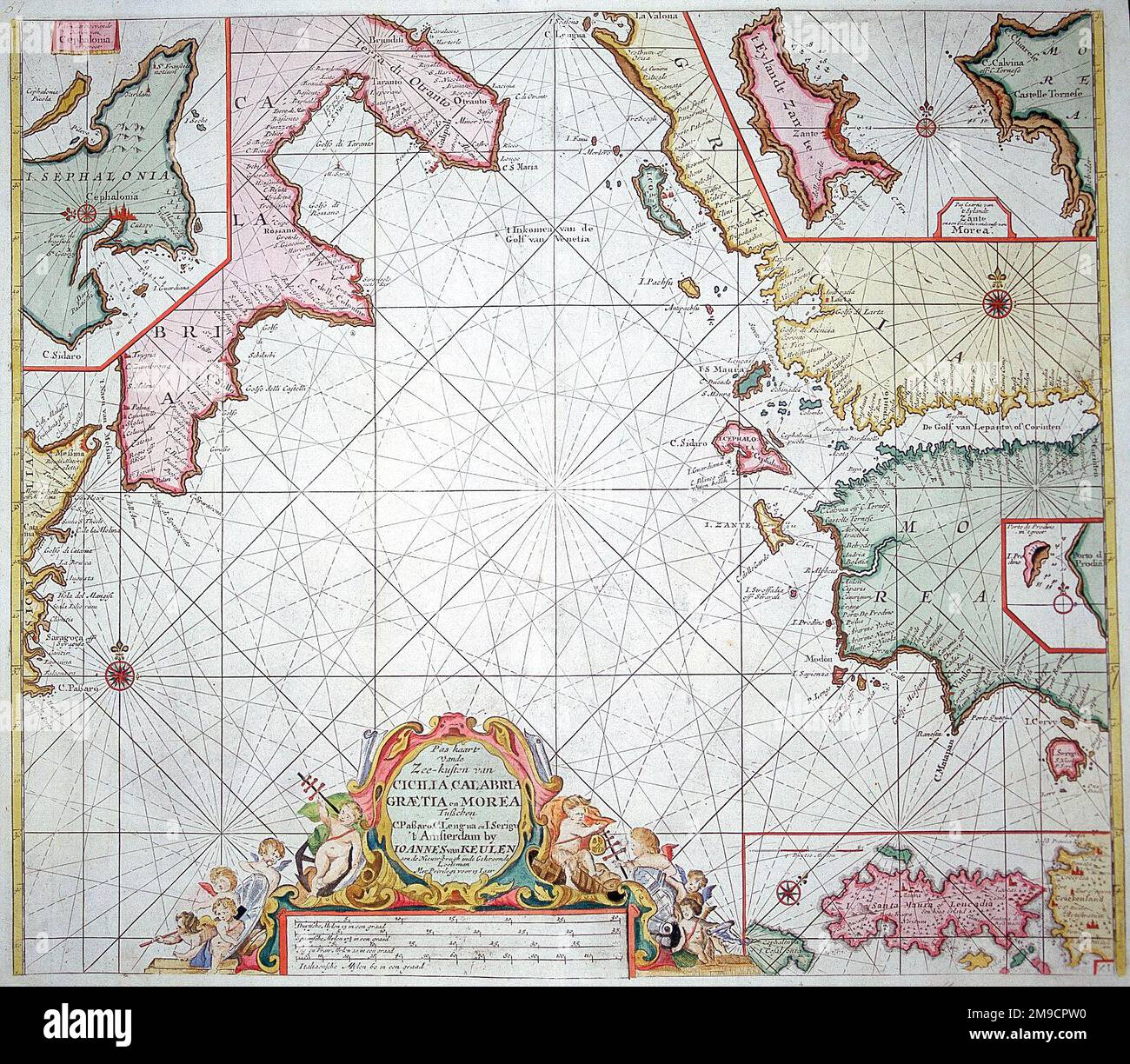 Calabria map hi-res stock photography and images - Alamy