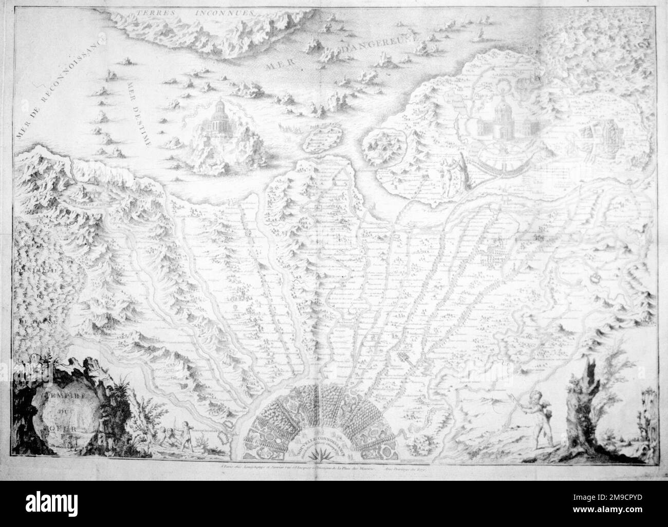Empire du Coeur - Empire of the Heart, Love Map Stock Photo - Alamy