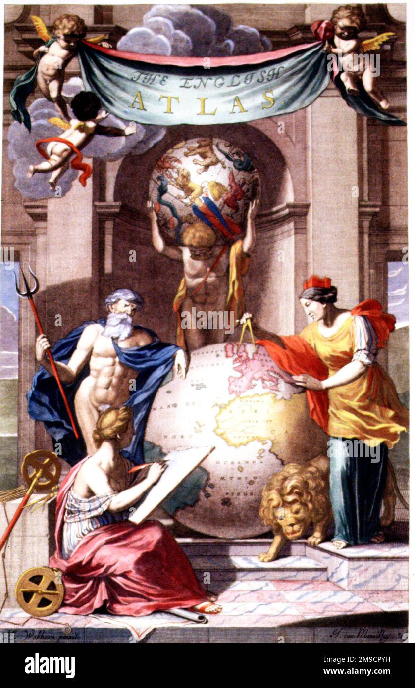 The English Atlas Stock Photo - Alamy