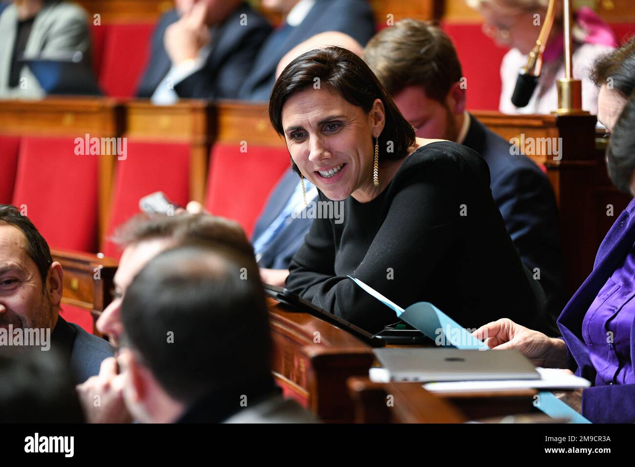 Paris, France. 17th Jan, 2023. French far-right Rassemblement National ...