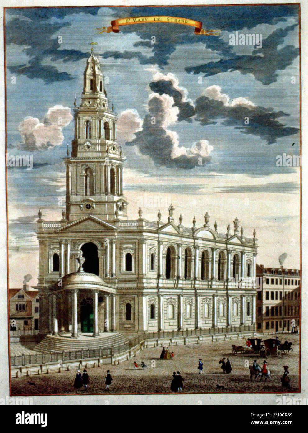 St Mary Le Strand Church, London Stock Photo - Alamy