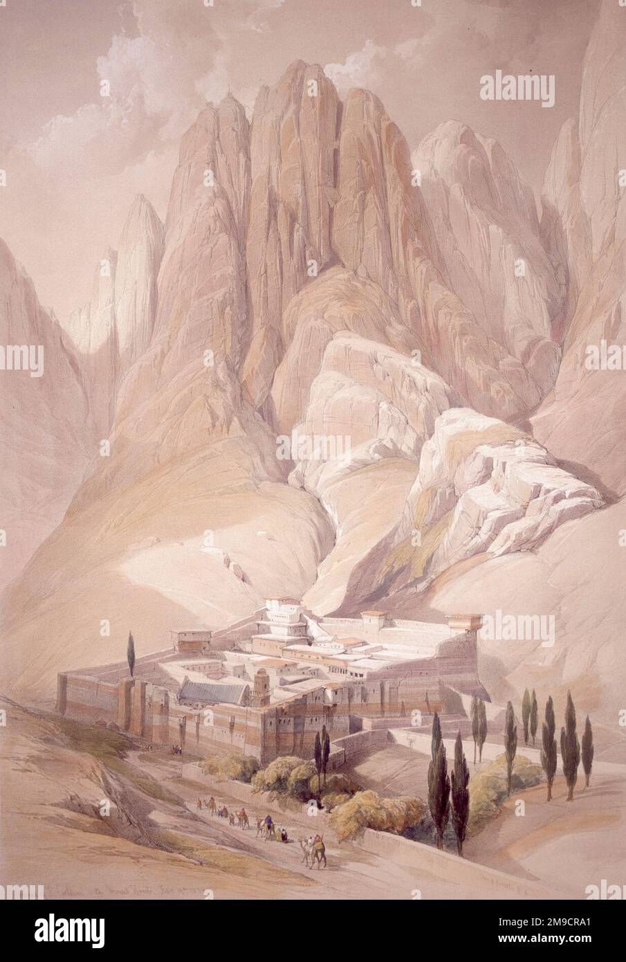 Holy Land - Monastery of St Catherine and Mount Sinai, Egypt Stock ...
