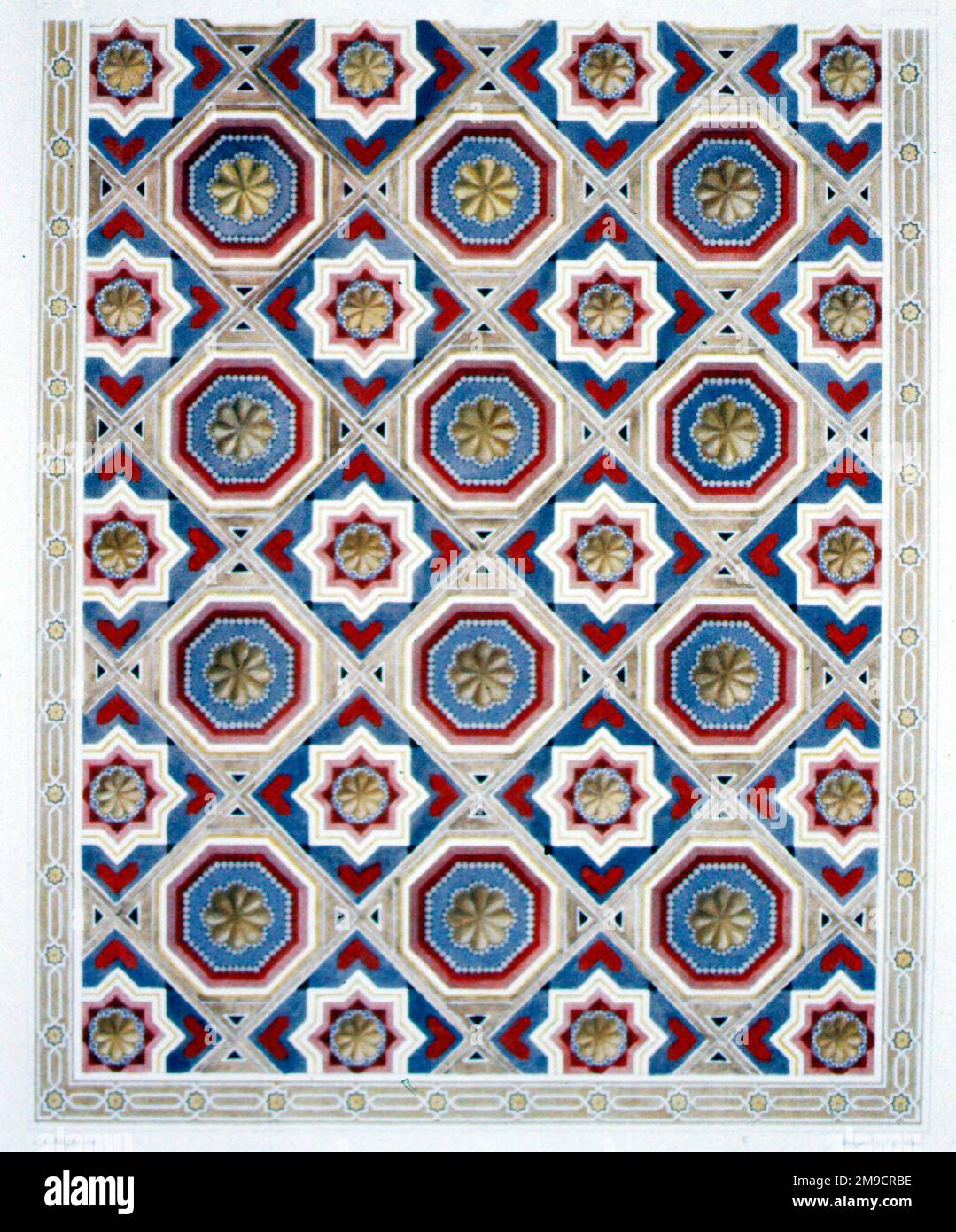 The Arabian Antiquities Of Spain - The Alhambra - Ceiling In The ...