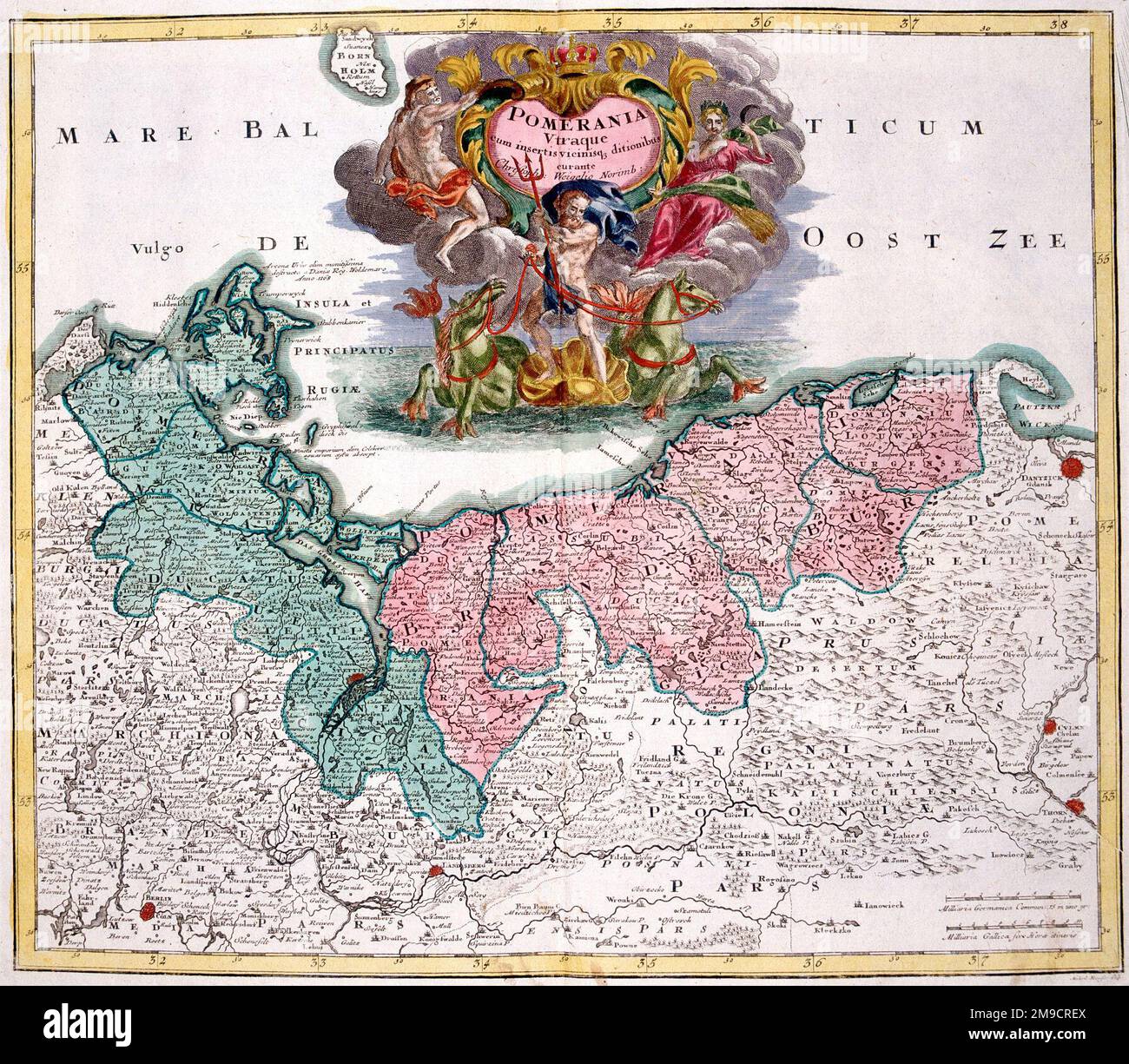 18th century map germany hi-res stock photography and images - Alamy