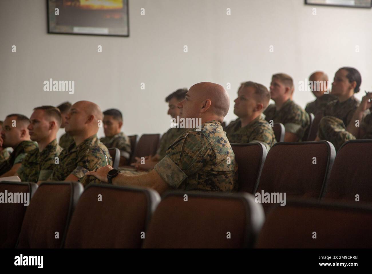 U.S. Marine Corps Lt. Col. David Becker, Assistant Chief of Staff for ...