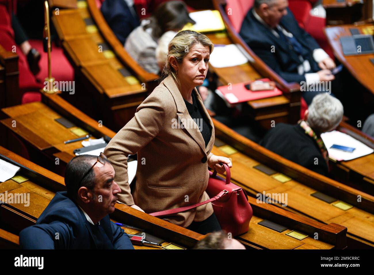 Paris, France. 17th Jan, 2023. Renaissance deputy Barbara Pompili ...