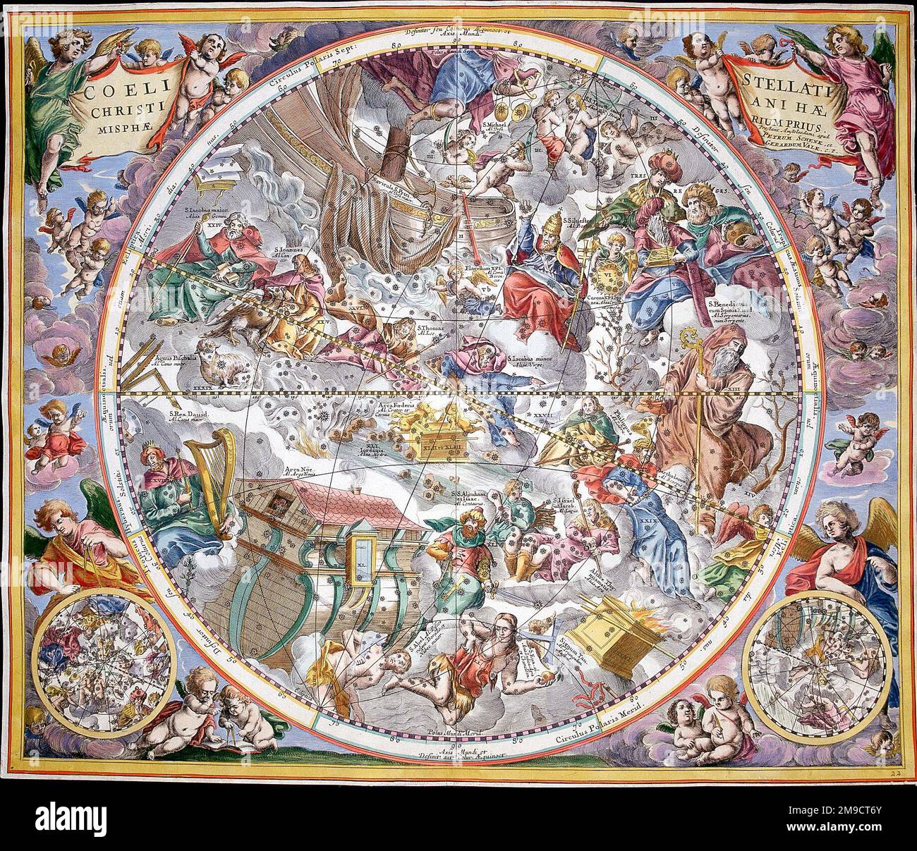 Coeli Stellati Christiani Haemi Sphaerium Prius - First hemisphere of ...