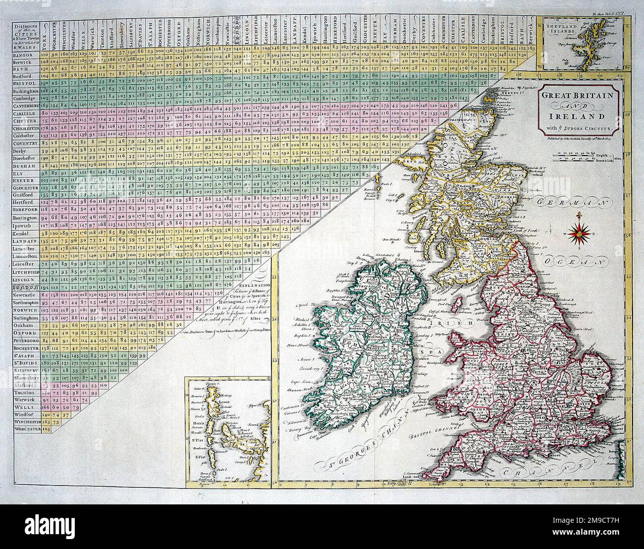 Map of great britain hi-res stock photography and images - Alamy