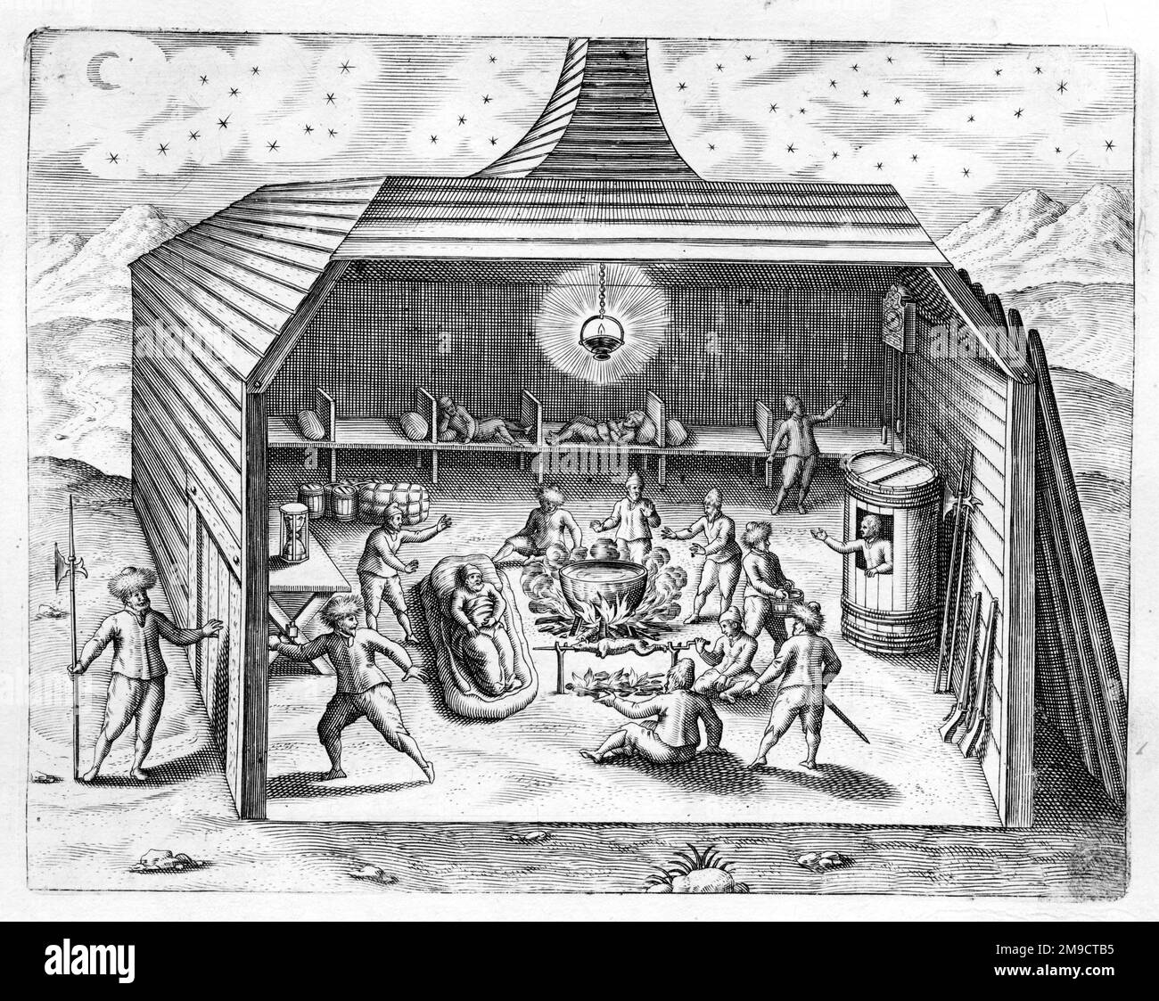 Nova Zembla (Hut Interior Stock Photo - Alamy