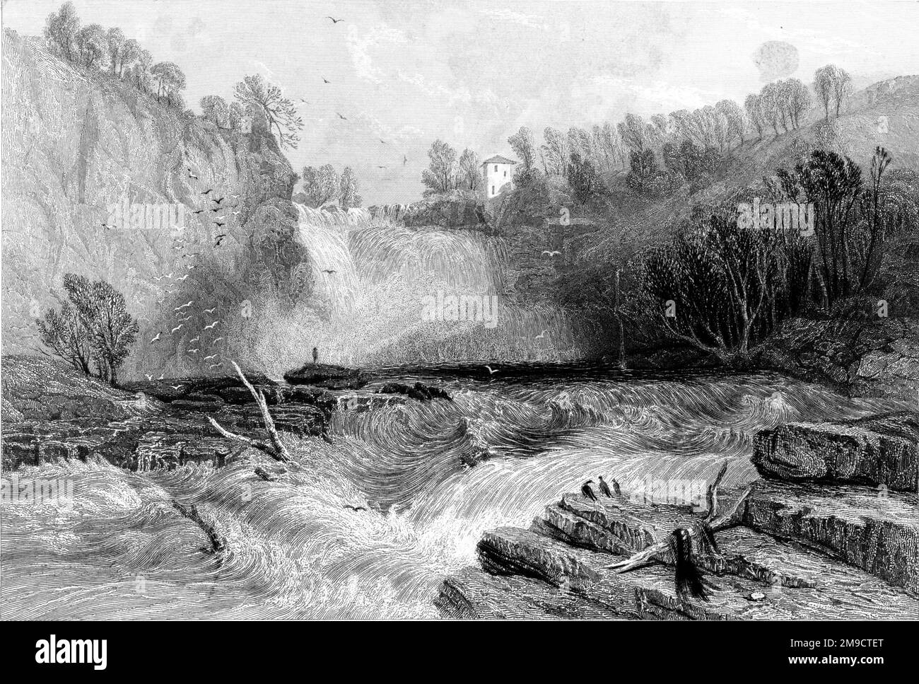 View rapids in river Black and White Stock Photos & Images - Alamy