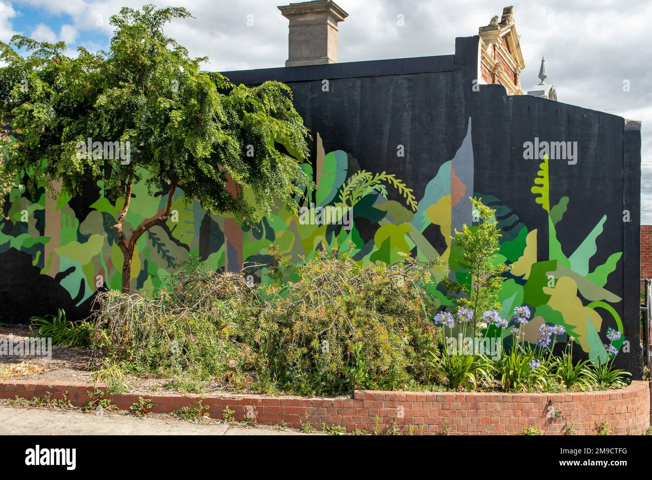 Greenery Street Art, Footscray, Victoria, Australia Stock Photo - Alamy