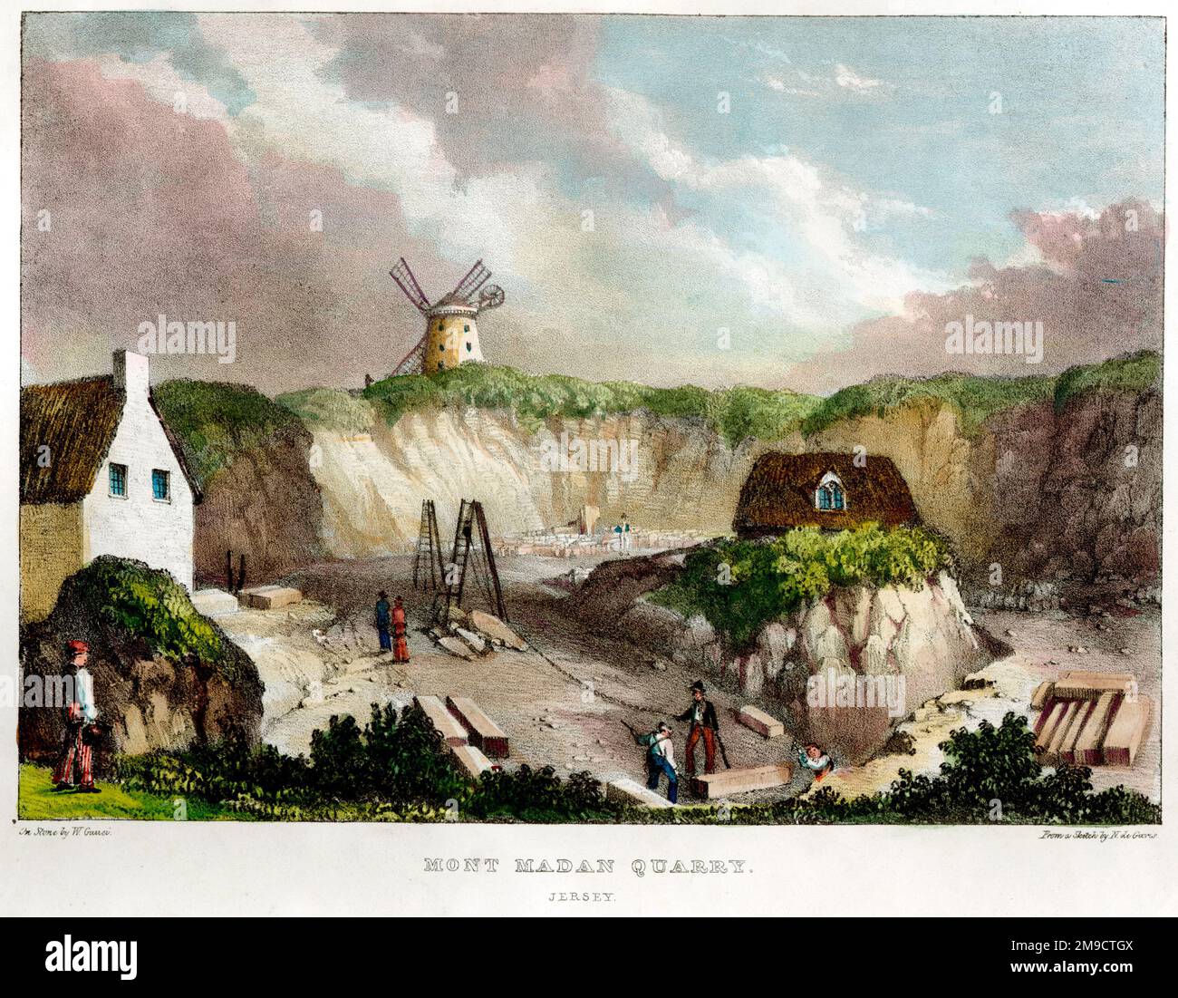 19th century quarry hi-res stock photography and images - Alamy