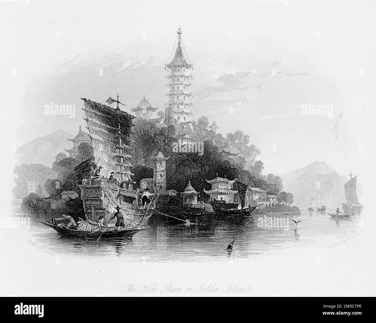 Golden river Black and White Stock Photos & Images - Alamy