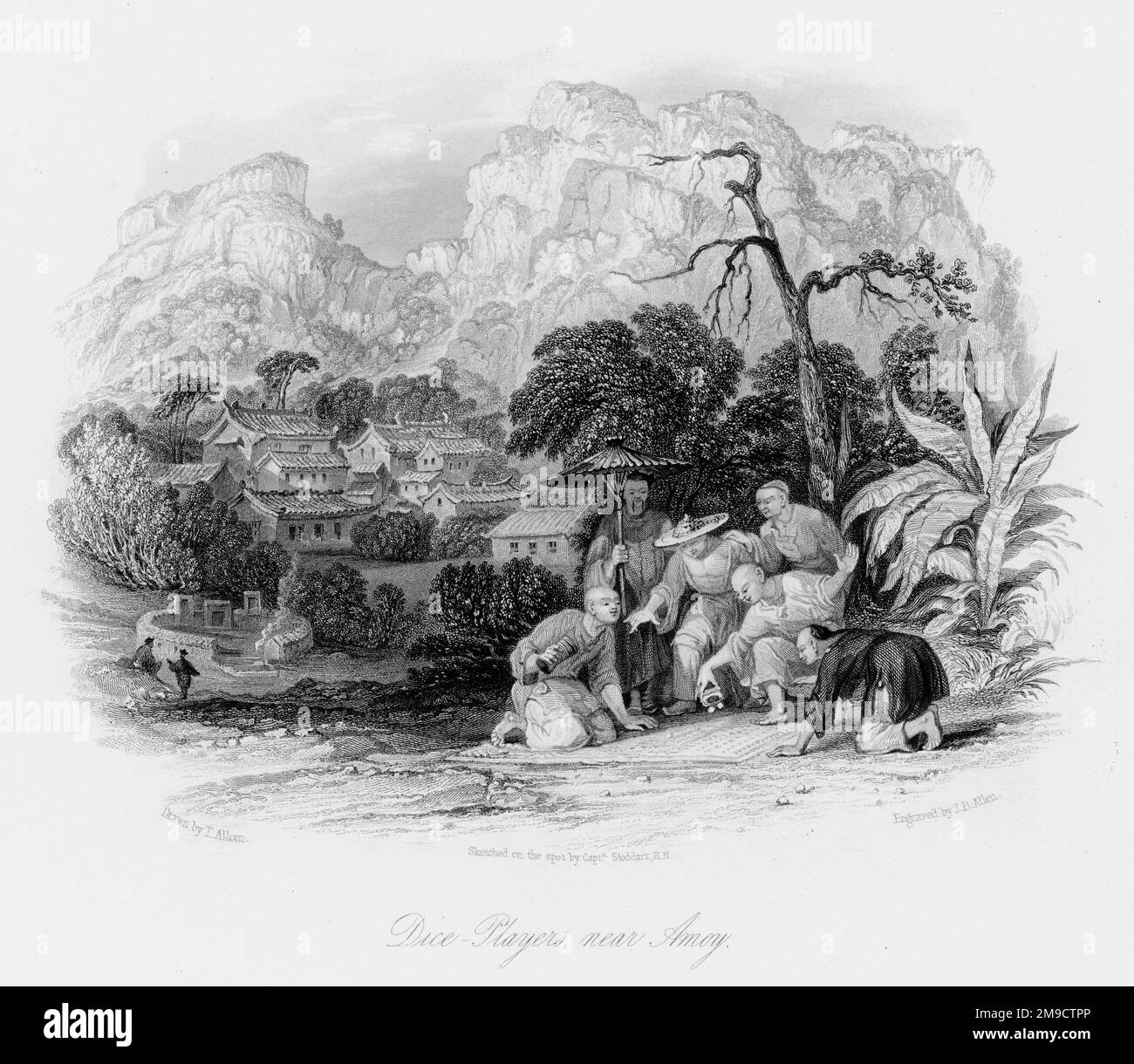 Chinese Dice Players Near Amoy, China Stock Photo - Alamy