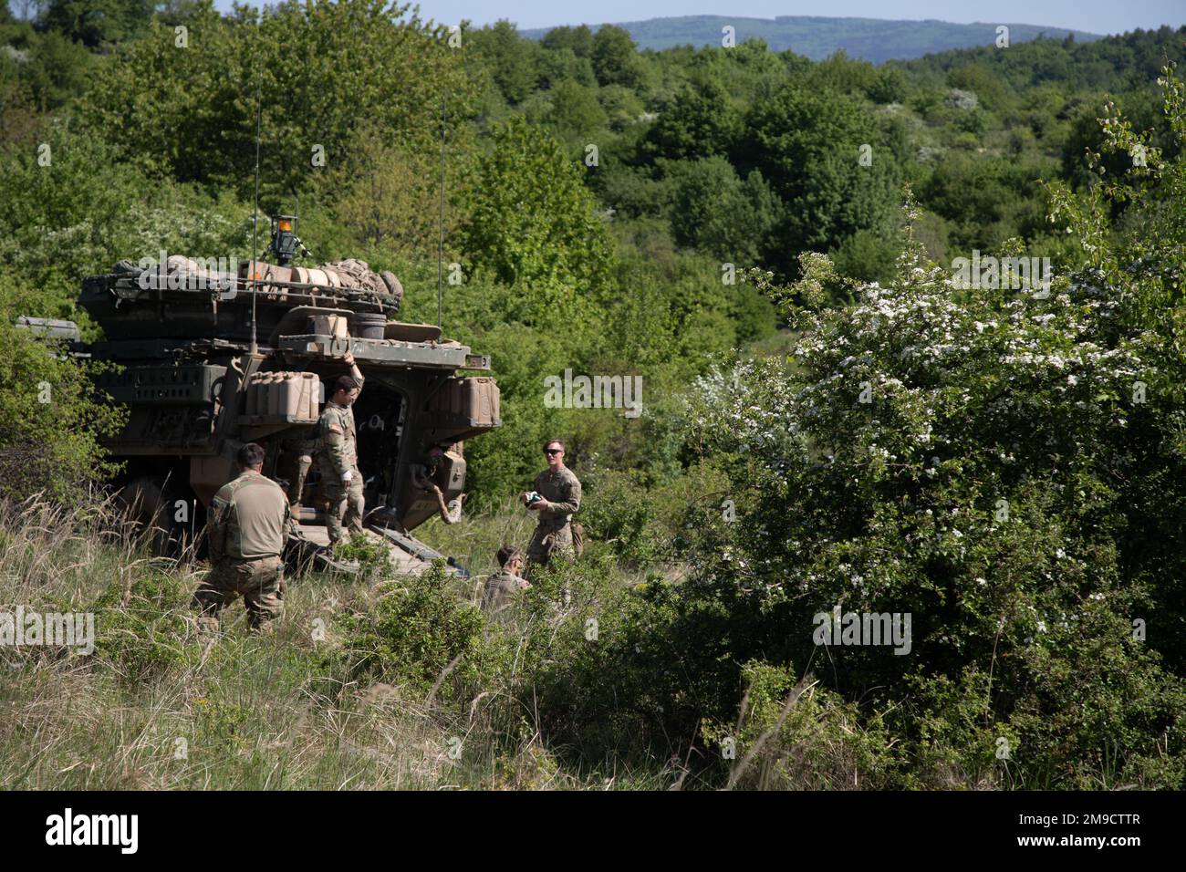 LEST, Slovakia - Soldiers from Apache Troop, 2nd Cavalry Regiment ...