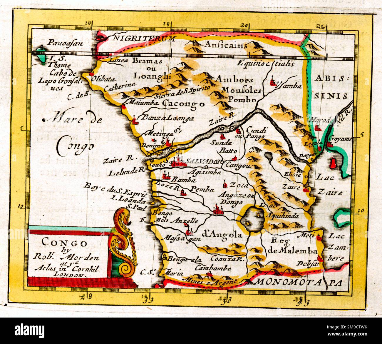 Historical congo map hi-res stock photography and images - Alamy