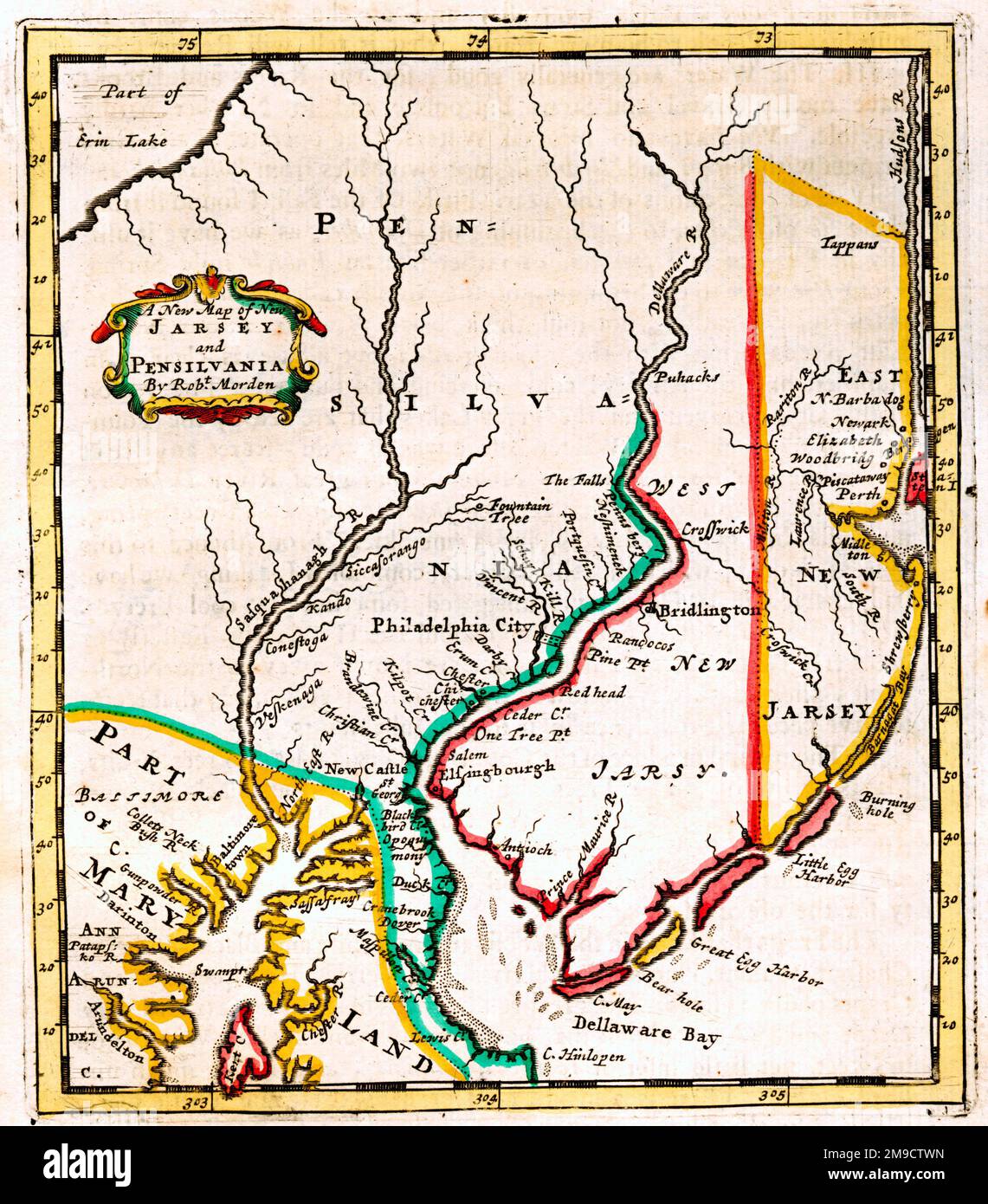 Map Of New Jersey And Pennsylvania
