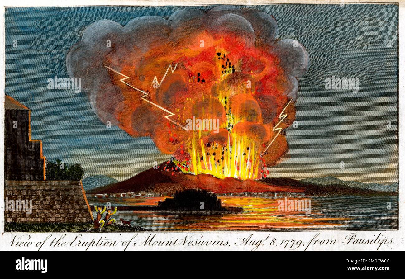 Eruption of vesuvius hi-res stock photography and images - Alamy