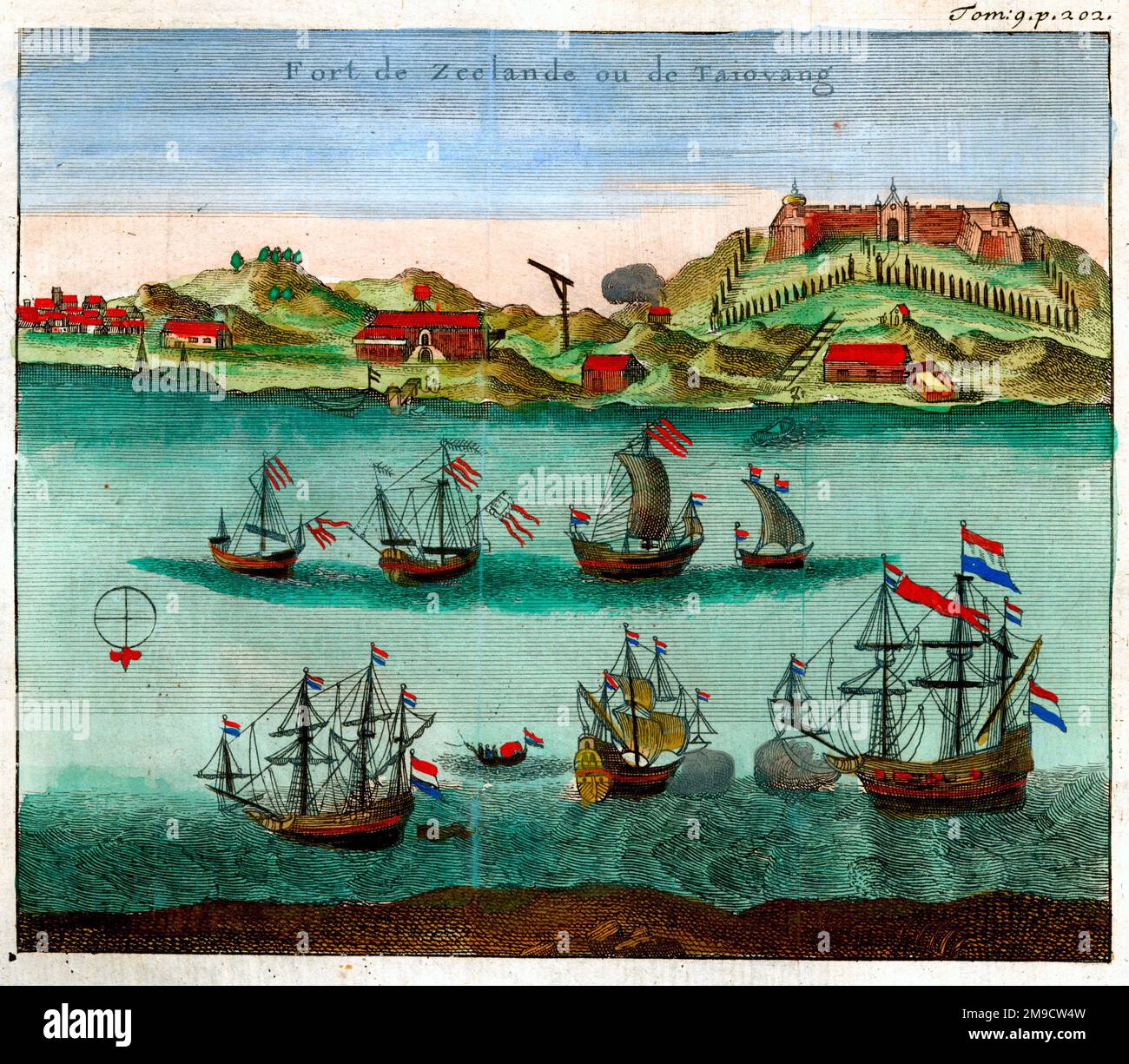 Fort Zeelandia in Tainan, Formosa (Taiwan Stock Photo - Alamy