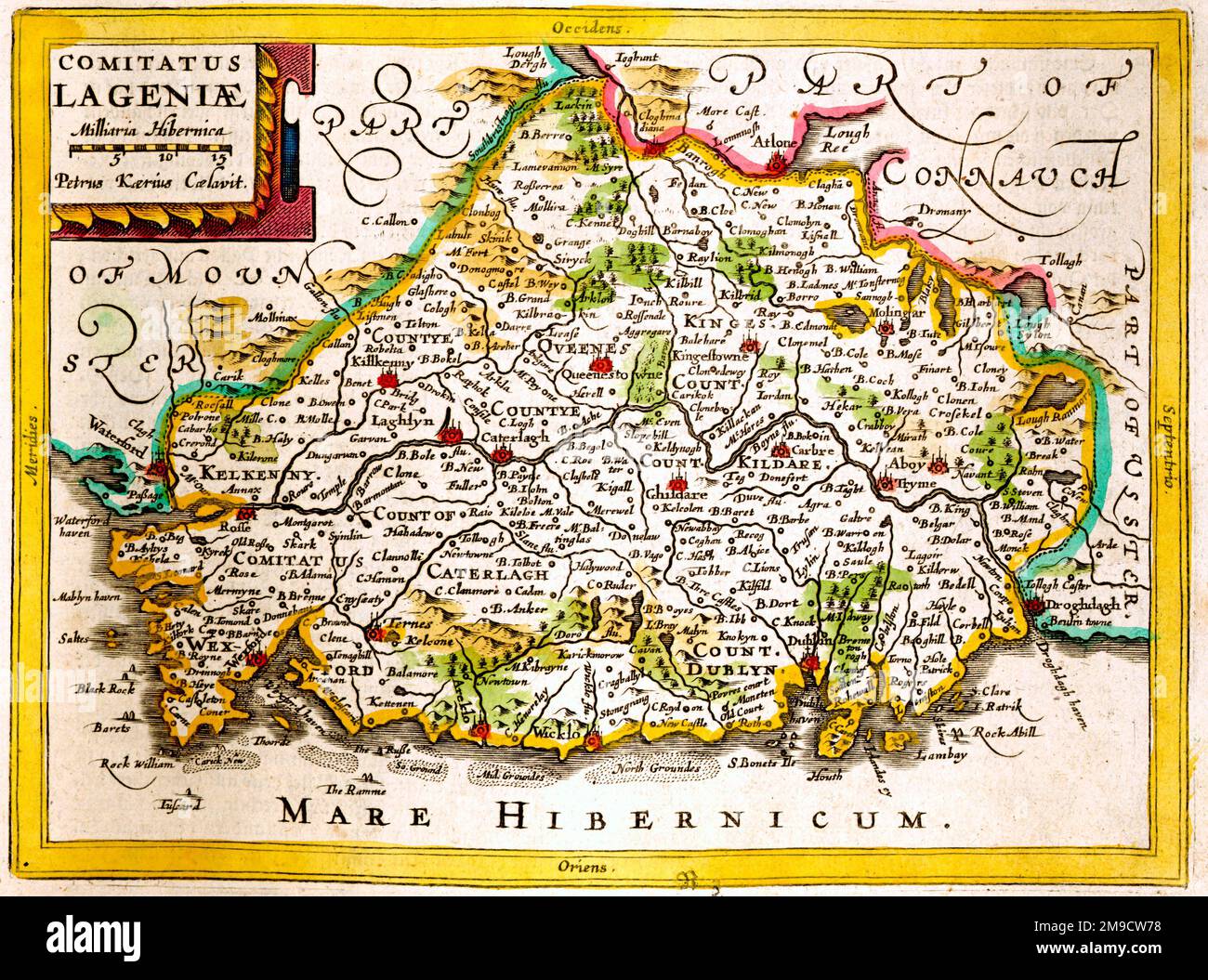 Ireland map 17th century hi-res stock photography and images - Alamy