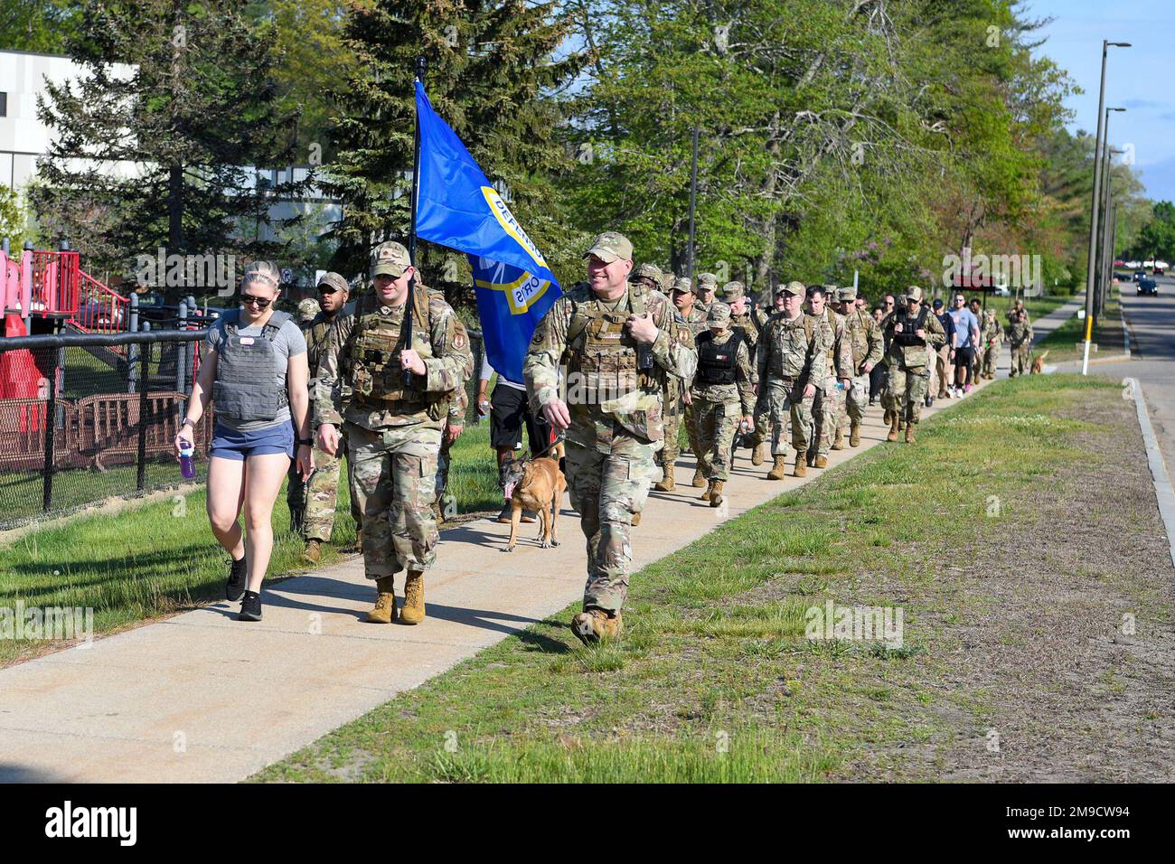 Members of the 66th Security Forces Squadron and Air Force Office of ...