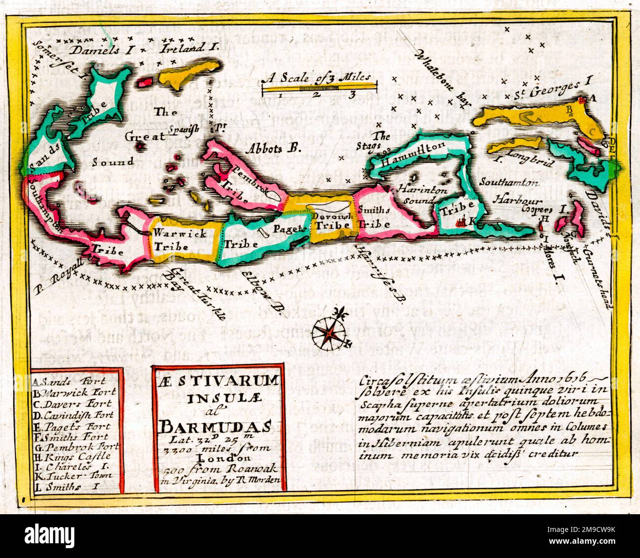 Map of bermuda hi-res stock photography and images - Alamy