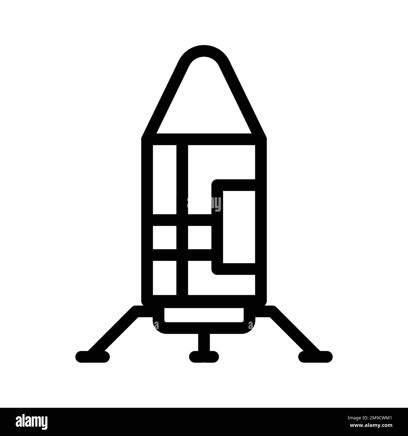 Moon lander Stock Vector Images - Alamy