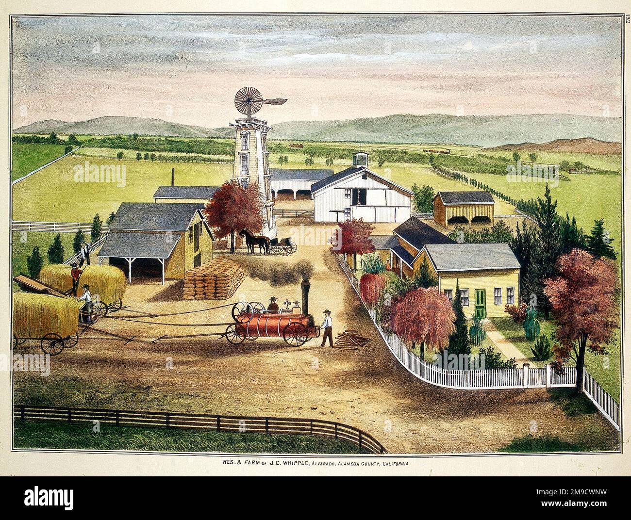 Homestead farms 19th century hi-res stock photography and images - Alamy