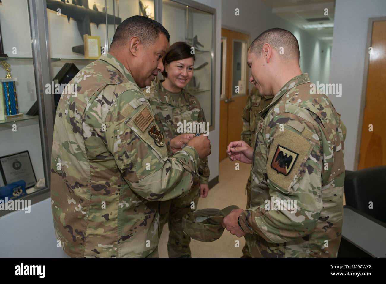U.S. Air Force Chief Master Sgt. Hector Garcia, the 156th Wing command ...