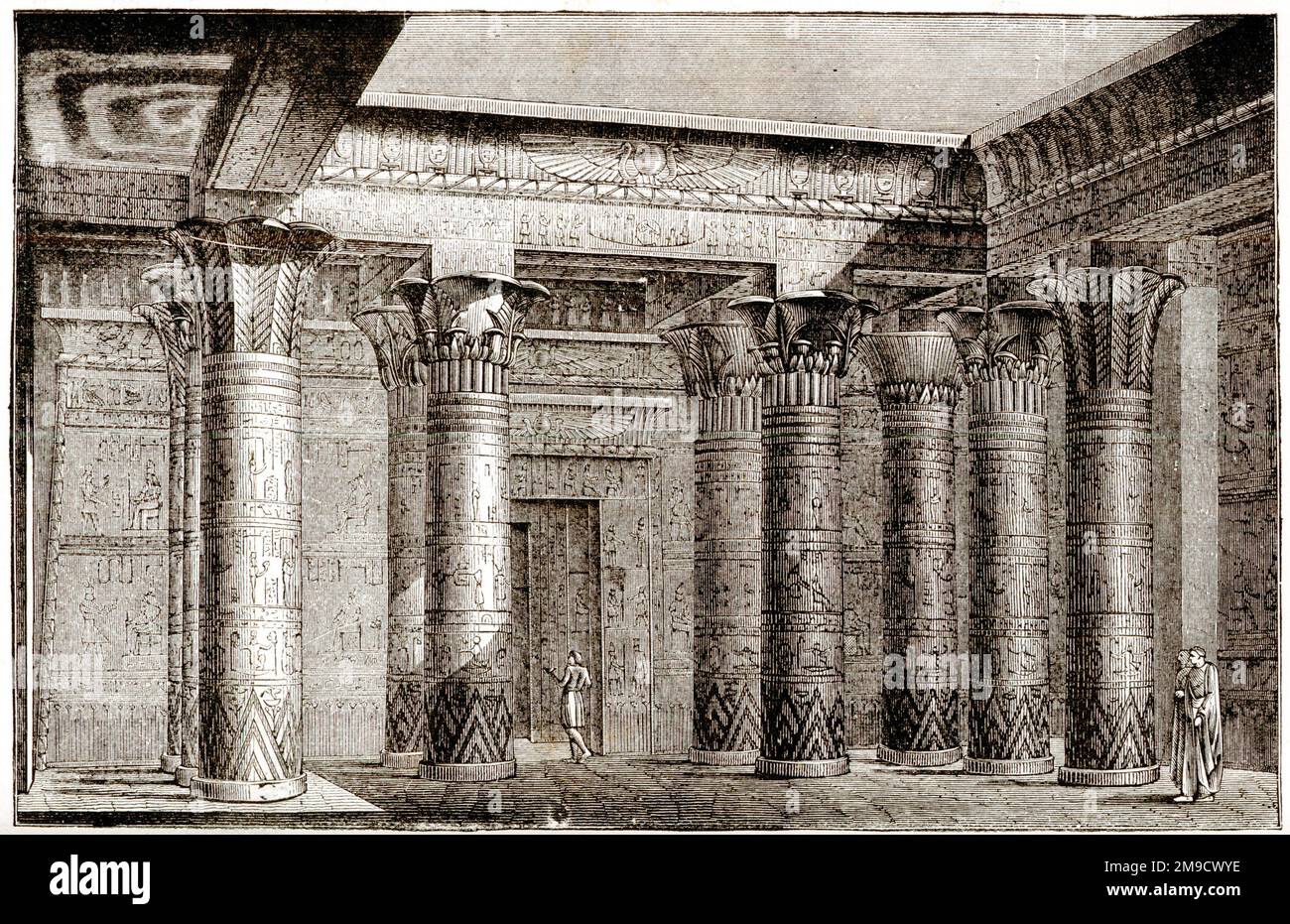 Grand Portico of the Temple At Philae, Egypt Stock Photo - Alamy