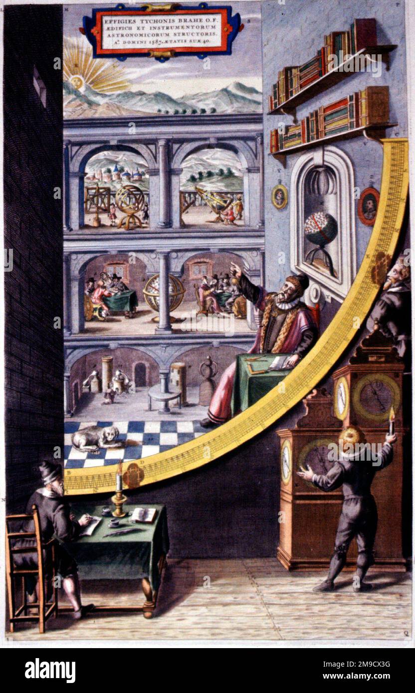 Tycho Brahe In His Observatory Stock Photo - Alamy