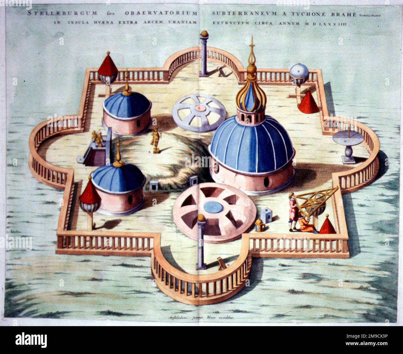 Tycho Brahe Stjerneborg Observatory on the Island of Hven, Denmark Stock Photo - Alamy