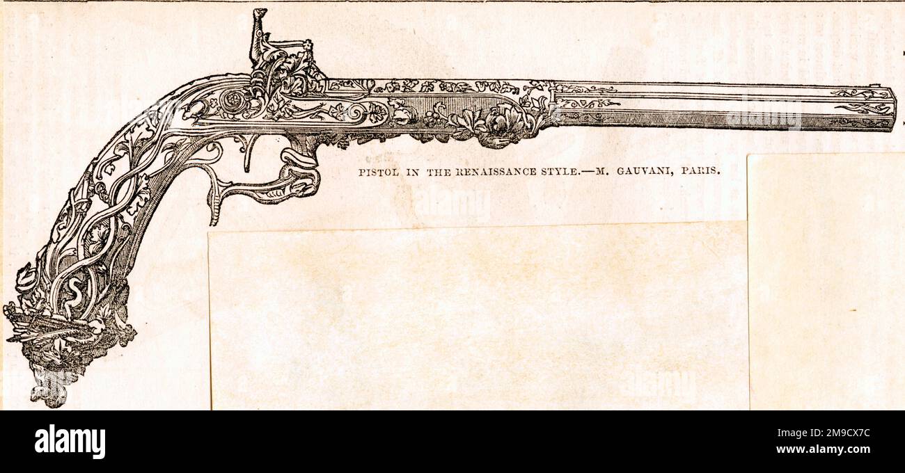 Pistol In The Renaissance Style, M Gauvani, Paris Stock Photo - Alamy