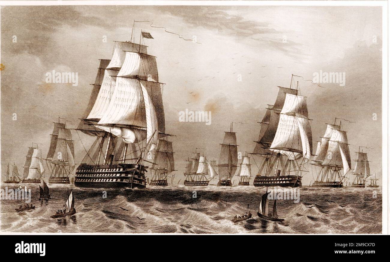 The British Fleet in the Baltic Stock Photo - Alamy