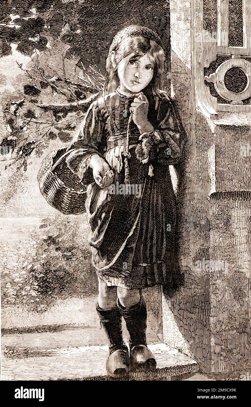 Girl Begging Drawing