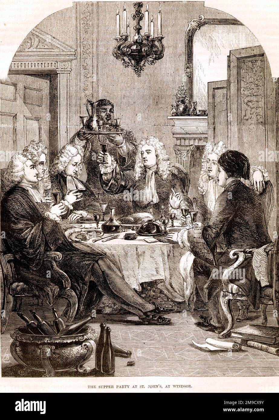 Victorian dinner party hi-res stock photography and images - Alamy