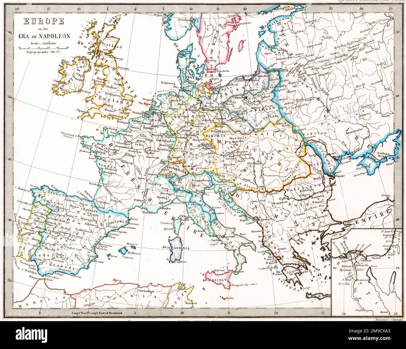 Napoleonic map hi-res stock photography and images - Alamy