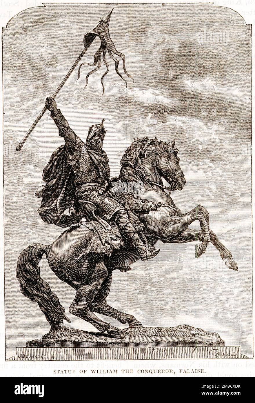 William The Conqueror (Statue Stock Photo - Alamy