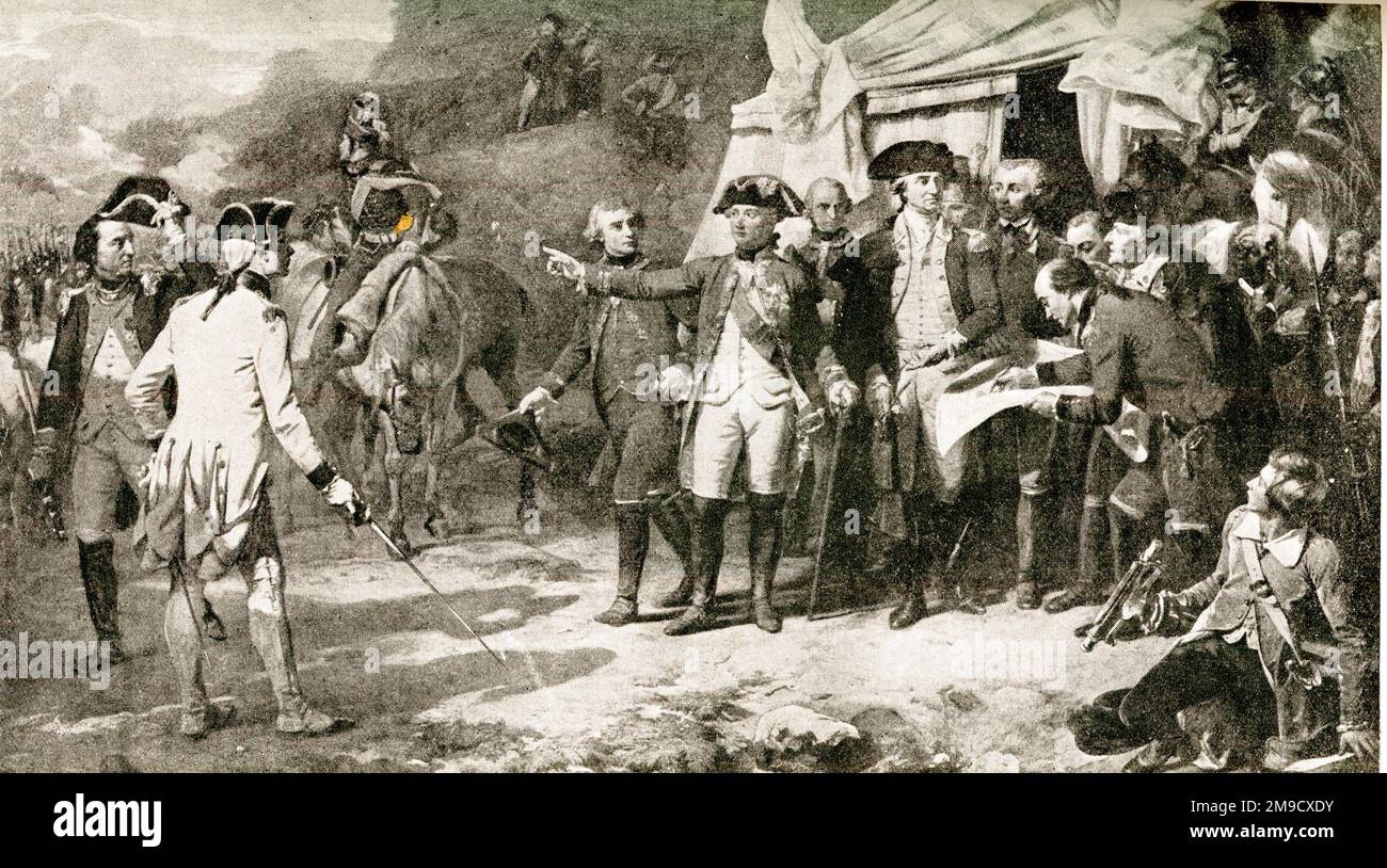 British Surrender at the Siege of York Town during the American ...