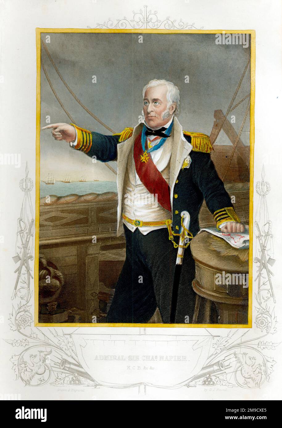 Admiral Sir Charles Napier, Scottish Royal Navy officer Stock Photo - Alamy