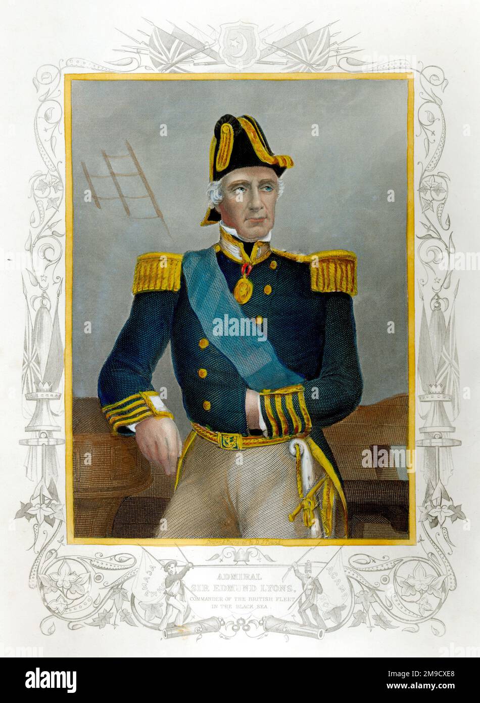 Admiral Sir Edmund Lyons, 1st Baron Lyons, Royal Navy officer Stock ...