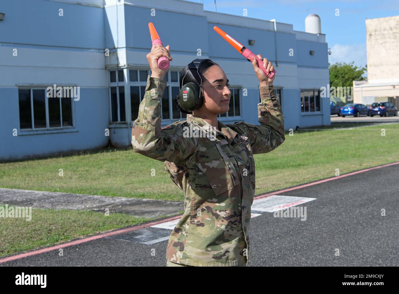 U.S. Air Force Airman Basic Nayeska Burgos, a material management ...