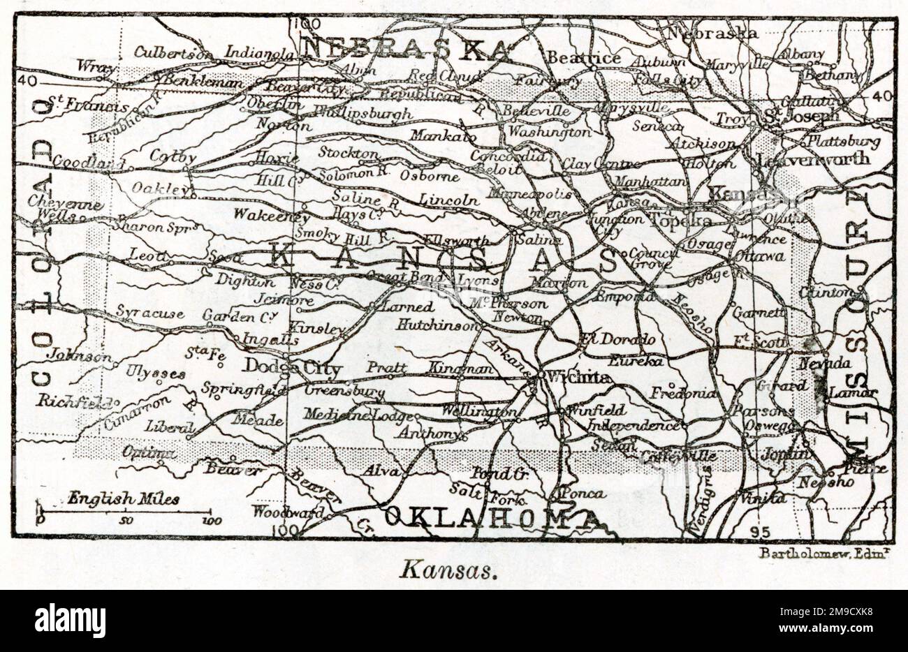 Drawing From Kansas State Map