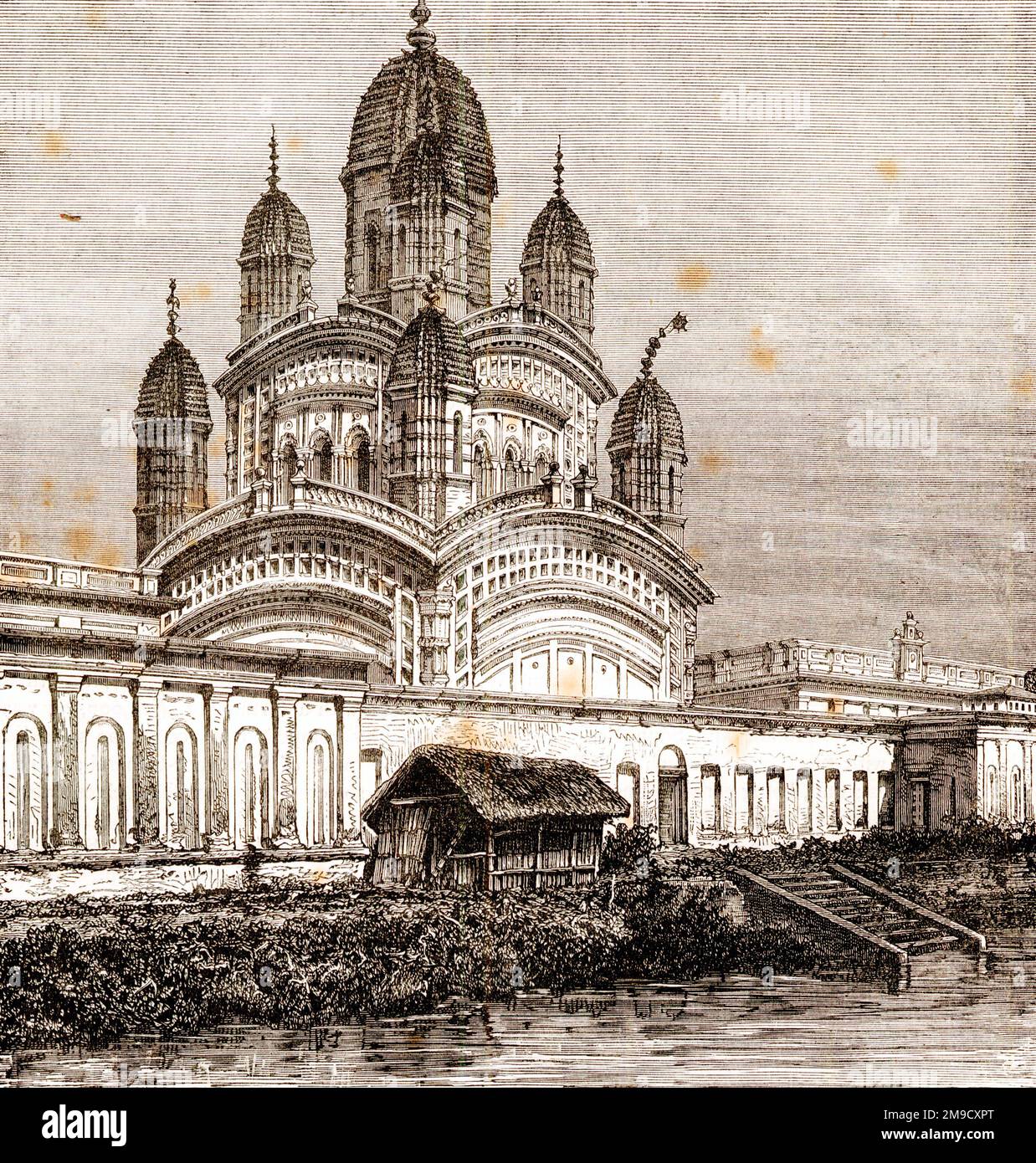 Calcutta, Great Mosque On The Hooghley, India Stock Photo - Alamy