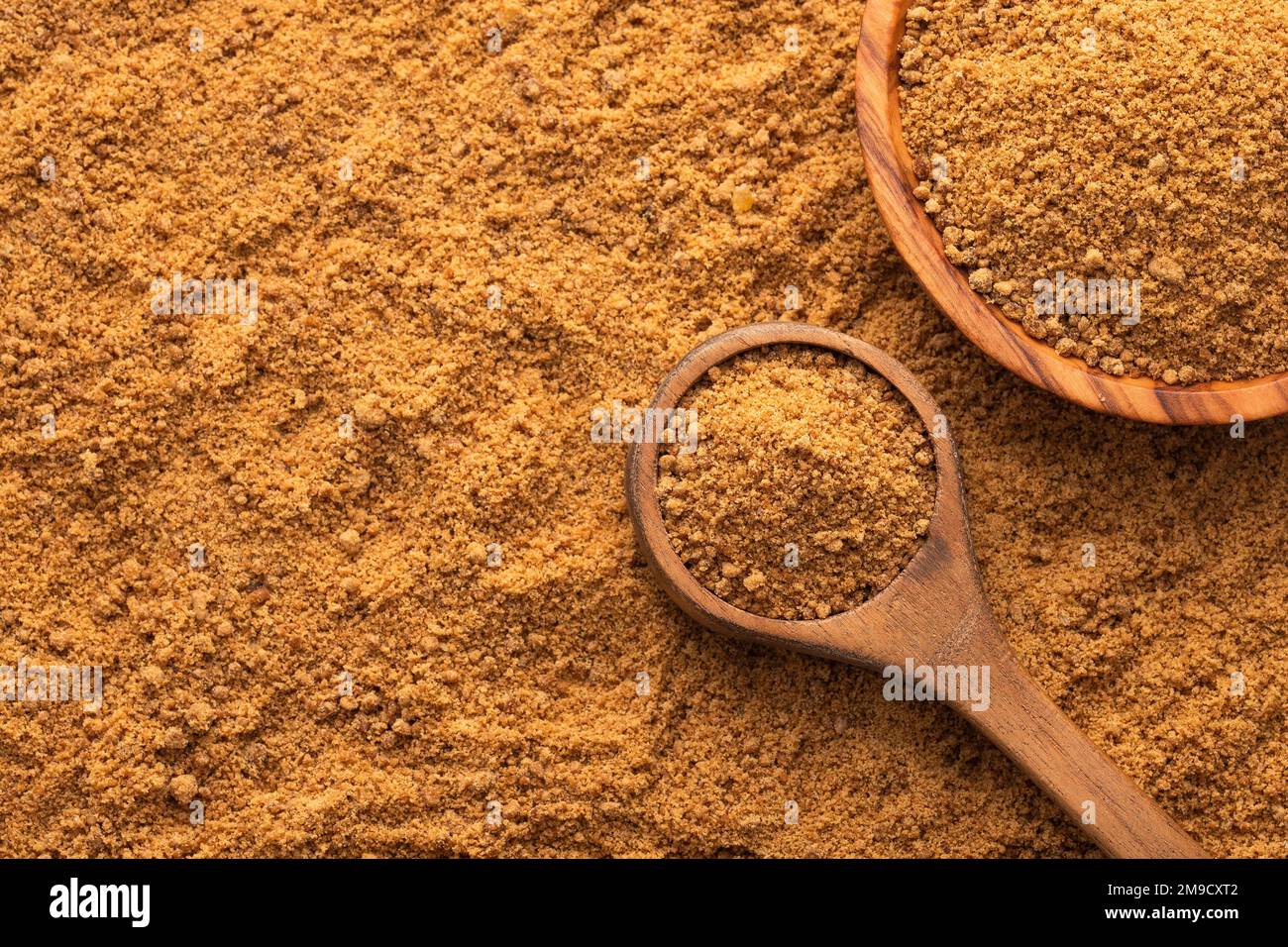 Panela sugar cane powder - Saccharum officinarum Stock Photo - Alamy