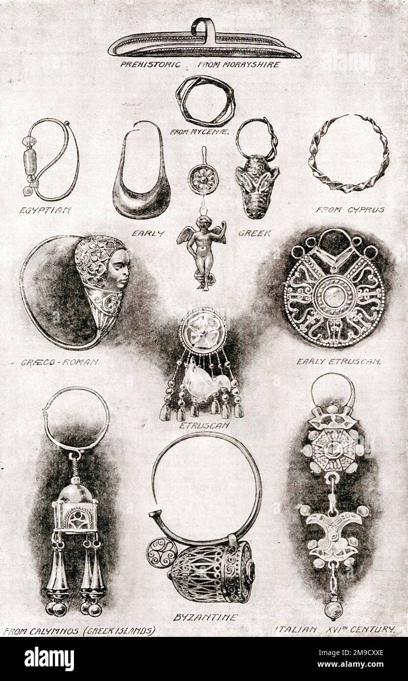 History of earrings hi-res stock photography and images - Alamy