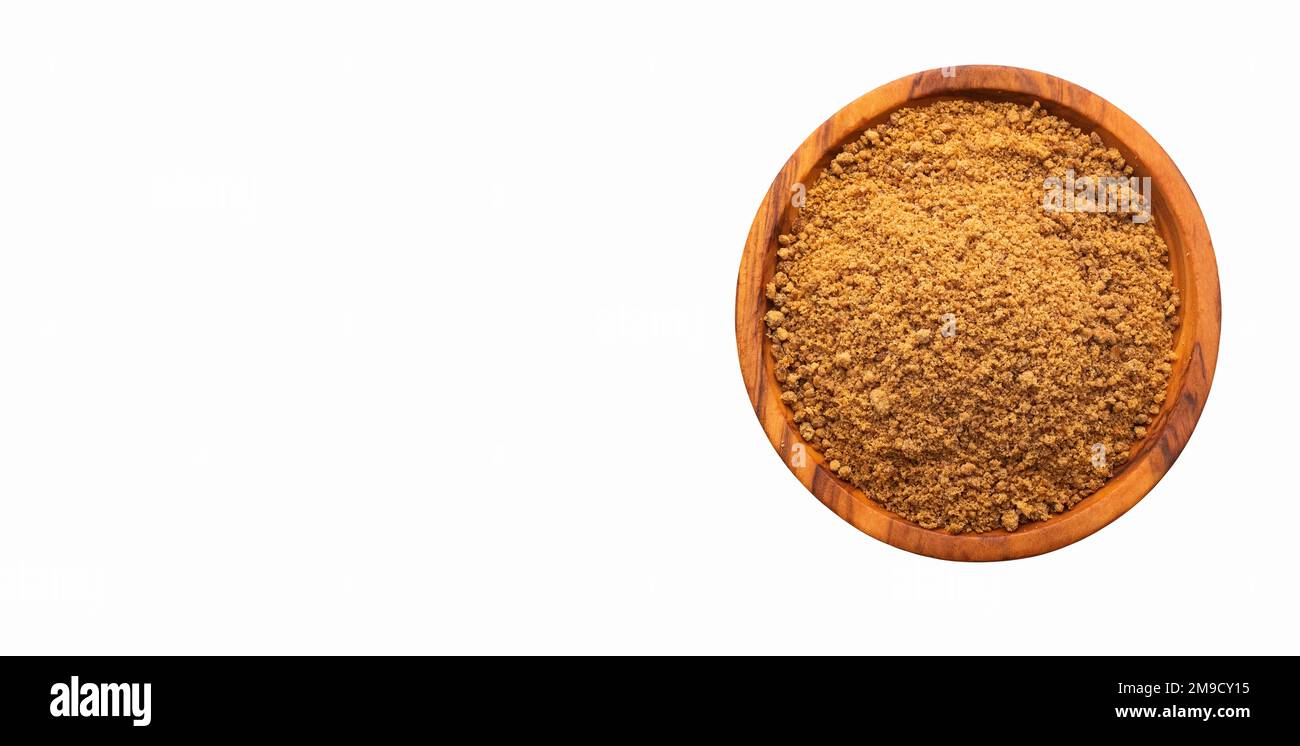 Panela sugar cane powder - Saccharum officinarum Stock Photo - Alamy