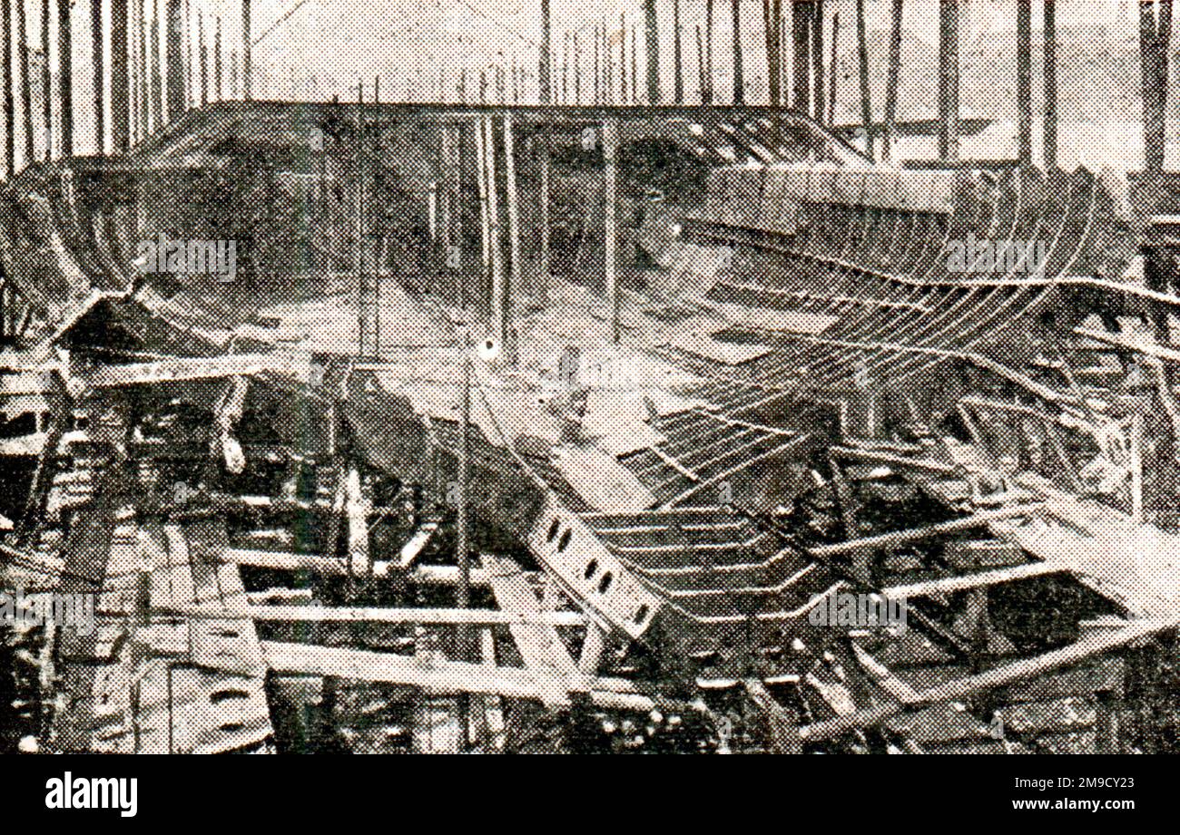 Shipbuilding - Kashima Japanese Katori class pre dreadnought battleship ...